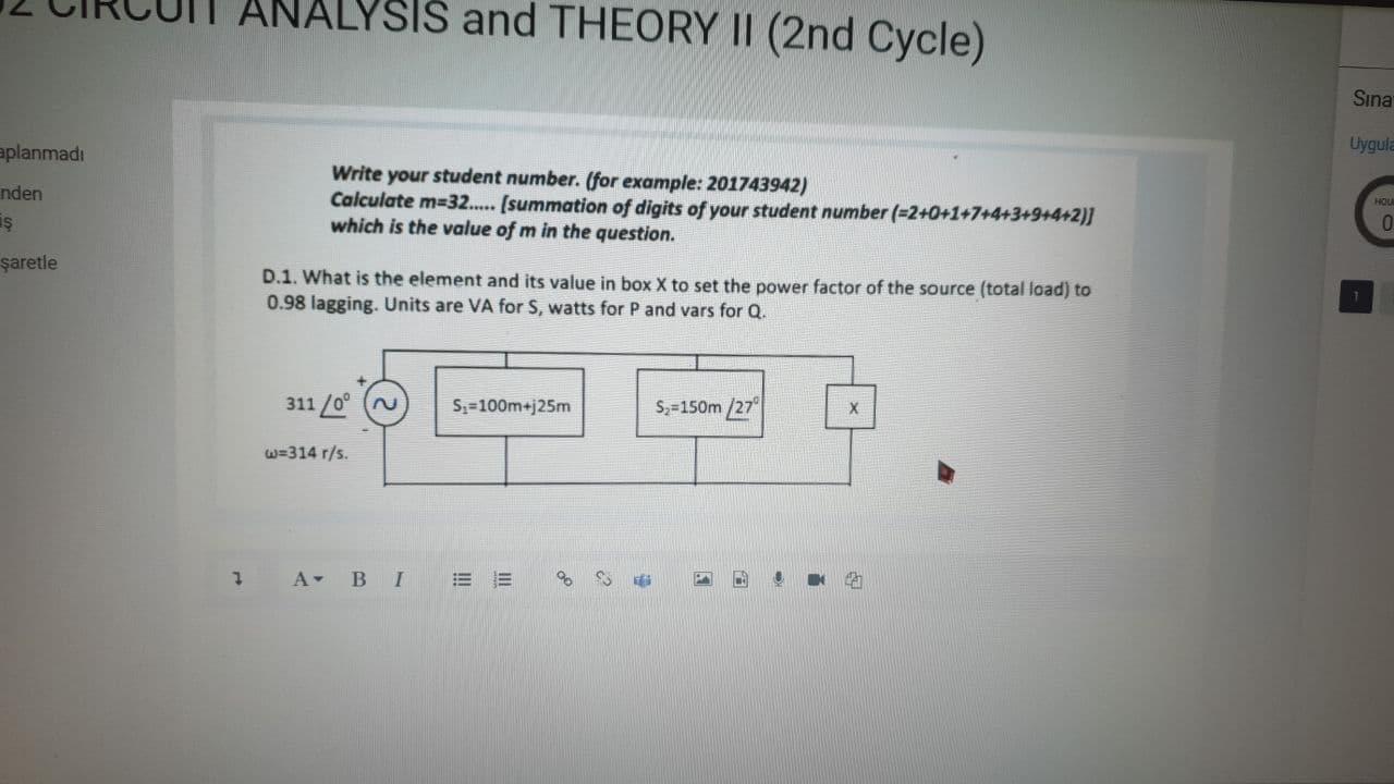 Solved ANALYSIS and THEORY II (2nd Cycle) Sina Uygula | Chegg.com