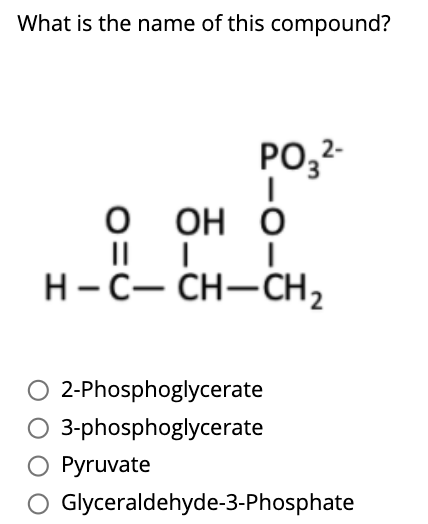Solved What is the name of this compound? PO,2- 1 0 OH 0 11 | Chegg.com