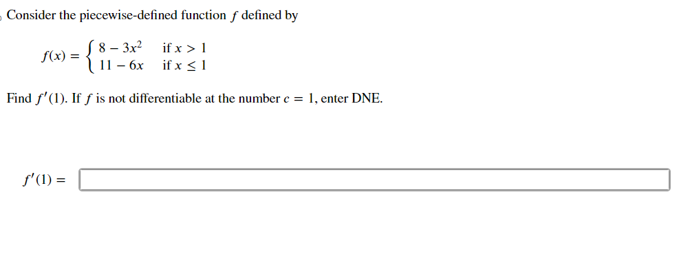 Solved Consider the piecewise-defined function f defined by | Chegg.com