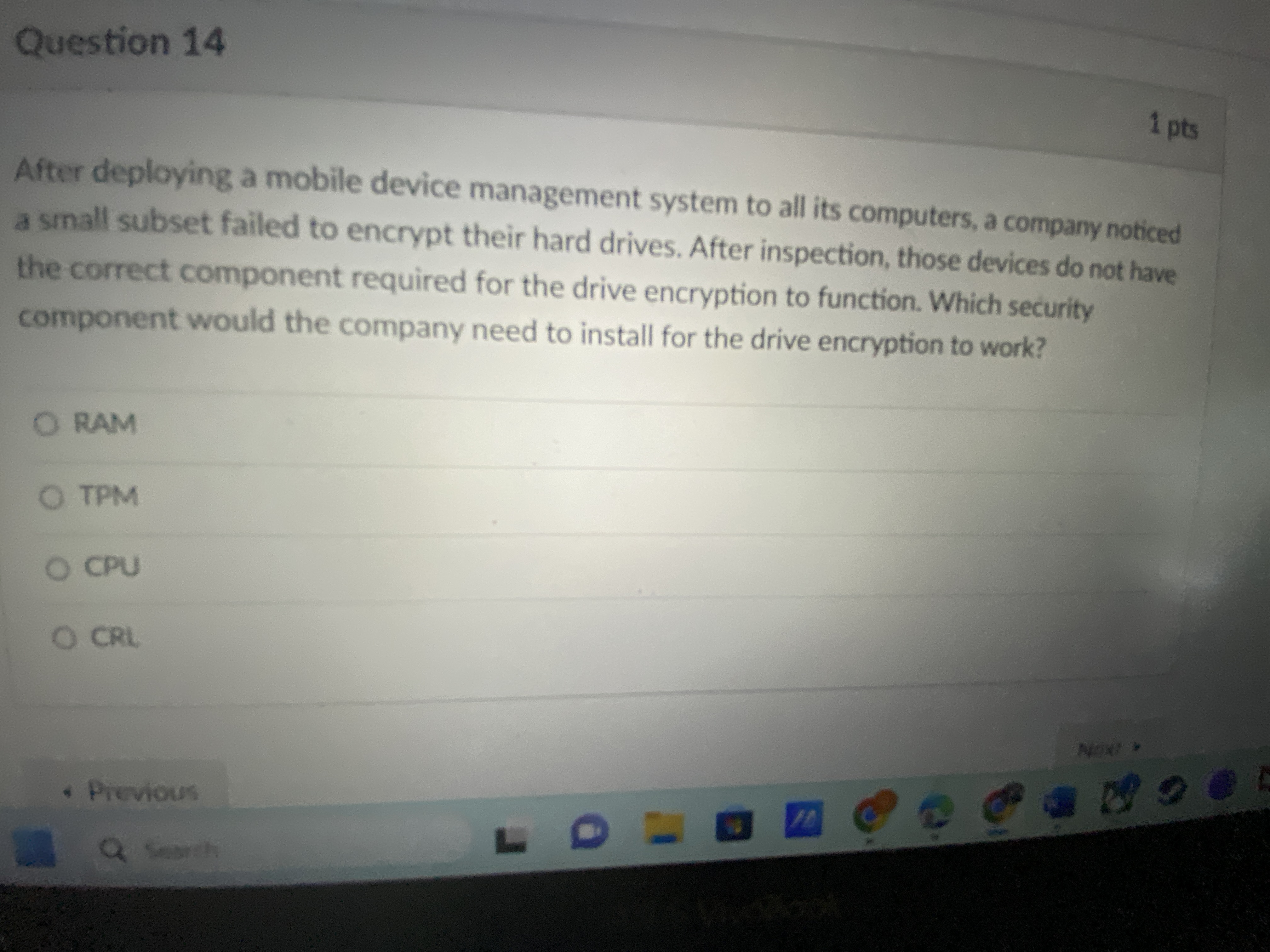 Solved After deploying a mobile device management system to | Chegg.com Solved After deploying a mobile device management system to | Chegg.com