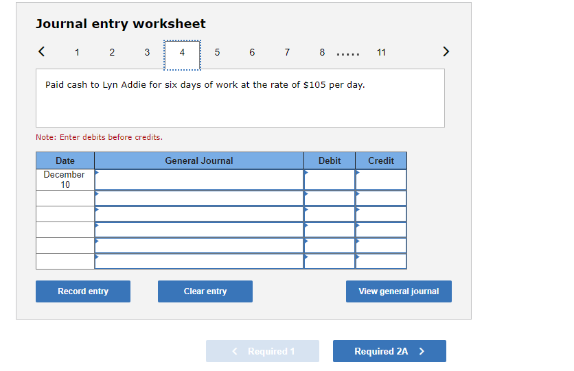 Solved repare journal entries to record each of the December | Chegg.com