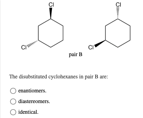 Solved Consider the disubstituted cyclohexane structures in | Chegg.com
