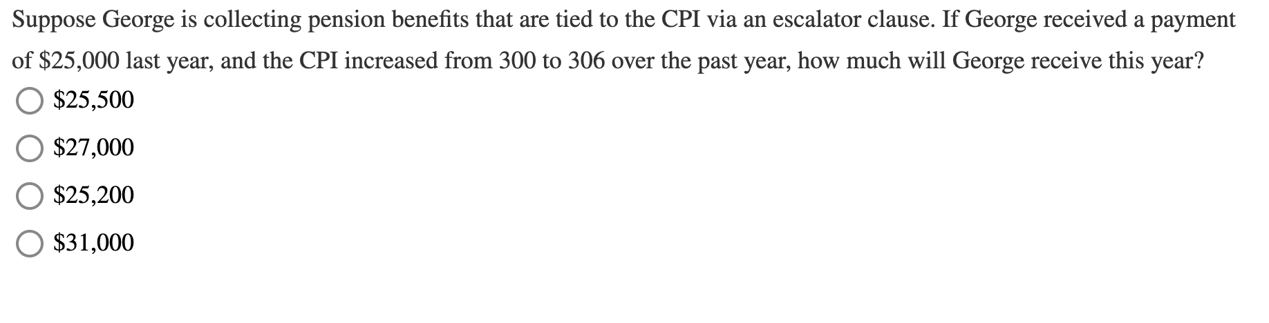 Solved Suppose George is collecting pension benefits that | Chegg.com