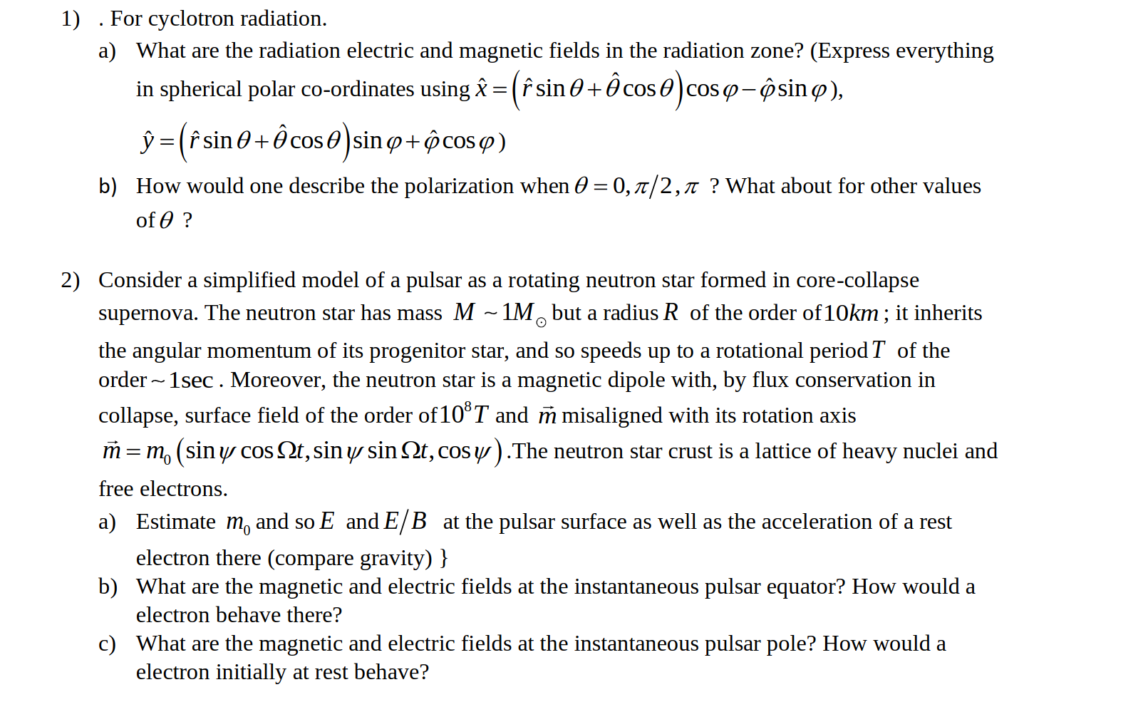 Solved . ﻿For cyclotron | Chegg.com