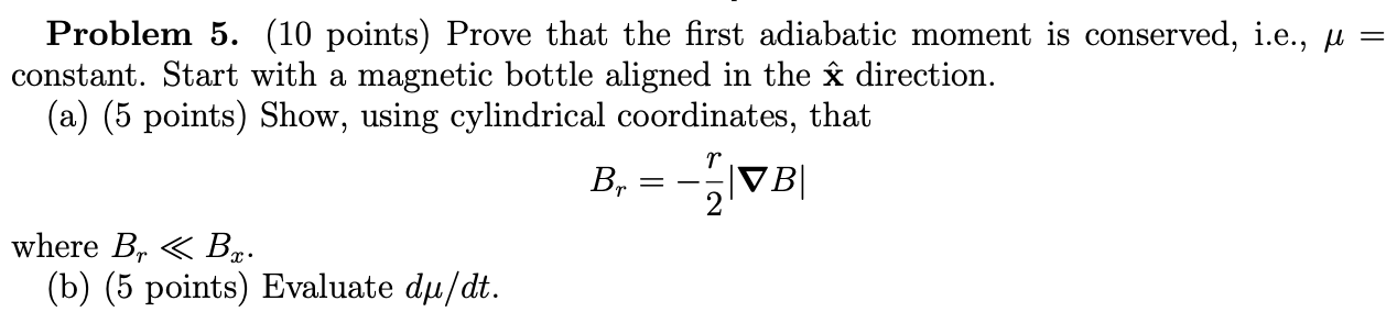 Solved Problem 5. (10 points) Prove that the first | Chegg.com Solved Problem 5. (10 points) Prove that the first | Chegg.com