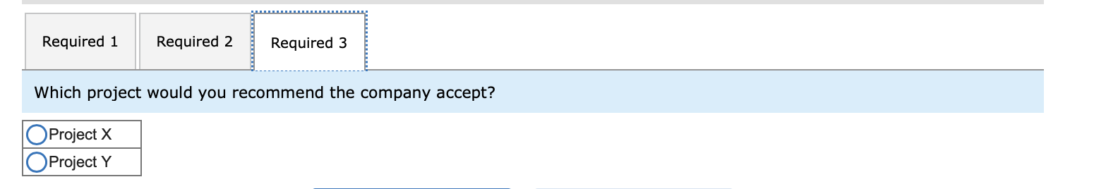 Solved Exercise 14-14 (Algo) Comparison of Projects Using | Chegg.com