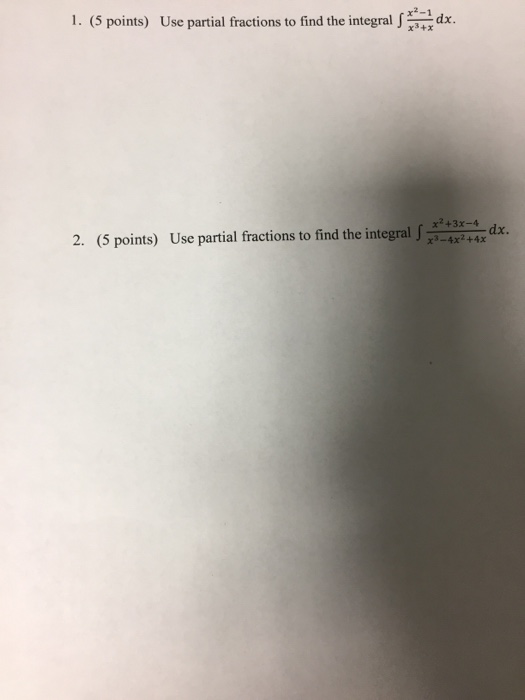 Solved Use partial fractions to find the integral integral | Chegg.com