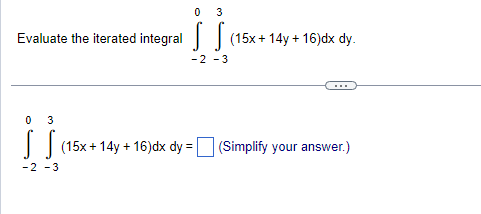 Solved Integrate the function f over the given region. | Chegg.com