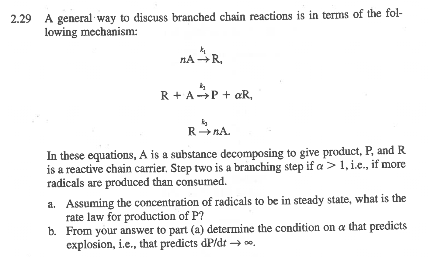 Solved 2.29 A general way to discuss branched chain | Chegg.com