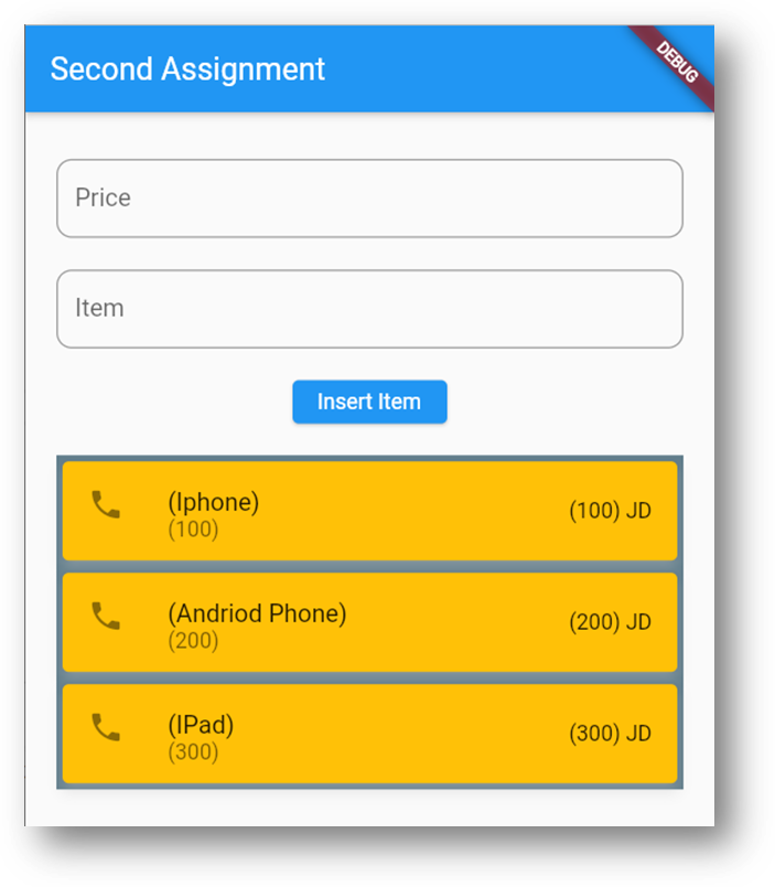 Solved You are about to design a flutter application that | Chegg.com