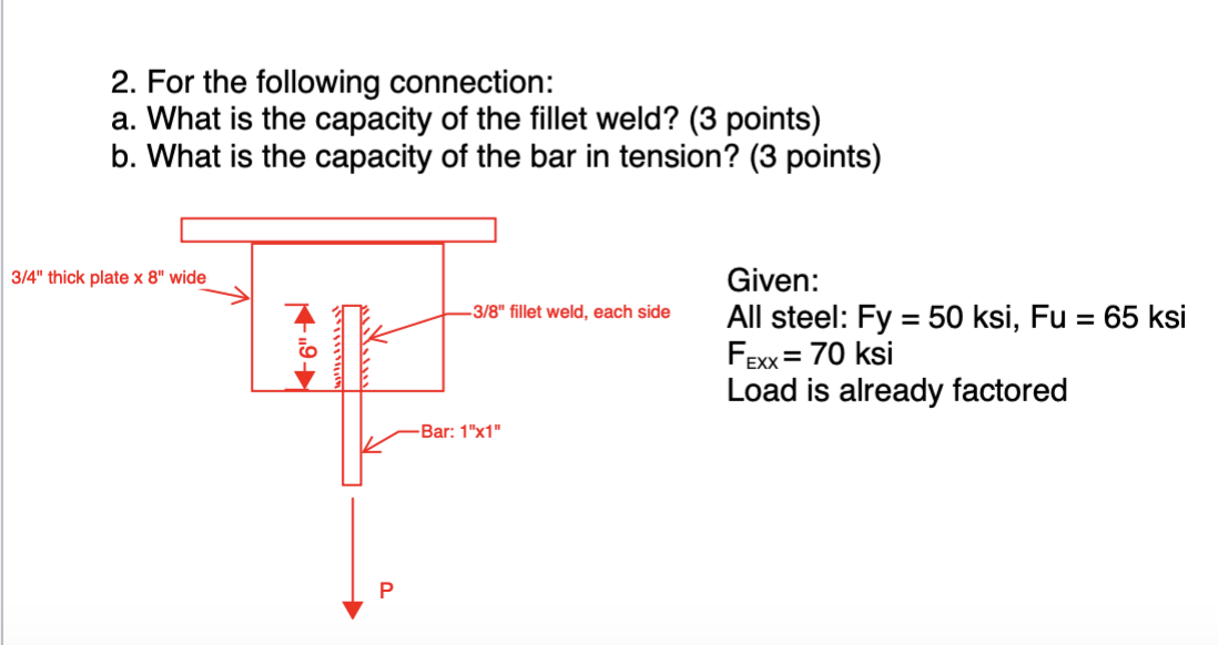 Solved 2. For the following connection: a. What is the | Chegg.com