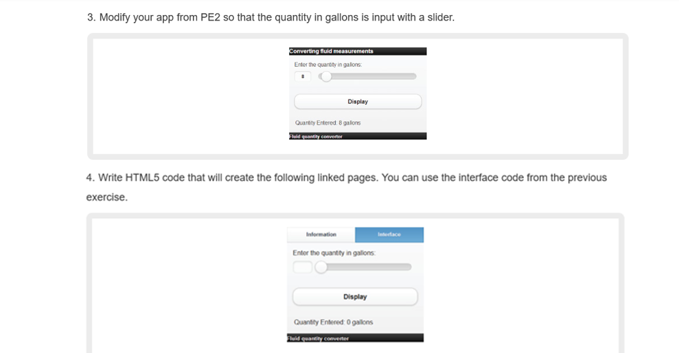 Solved 3. Modify your app from PE2 so that the quantity in | Chegg.com