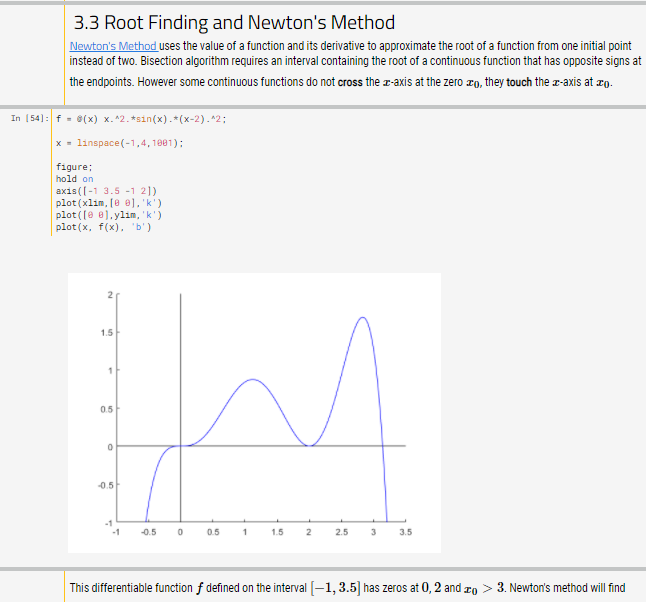 3.3 Root Finding and Newton's Method Newton's Method | Chegg.com
