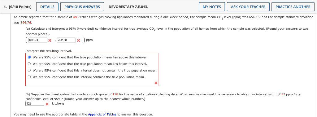 Solved 4. [0/10 Points] DETAILS PREVIOUS ANSWERS DEVORESTAT9 | Chegg.com