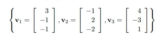 Solved determine projection of the vectoron the space | Chegg.com