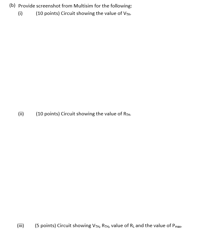 Solved 3) (50 PTS) In Multisim, develop the following | Chegg.com