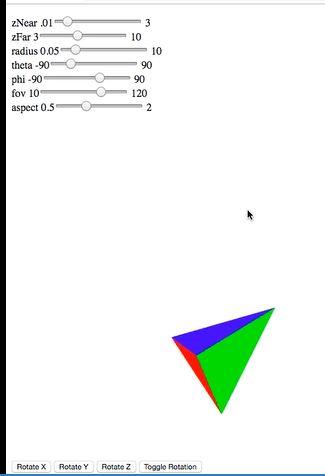 Rotating x, y, z axis Pyramid using WebGL The | Chegg.com