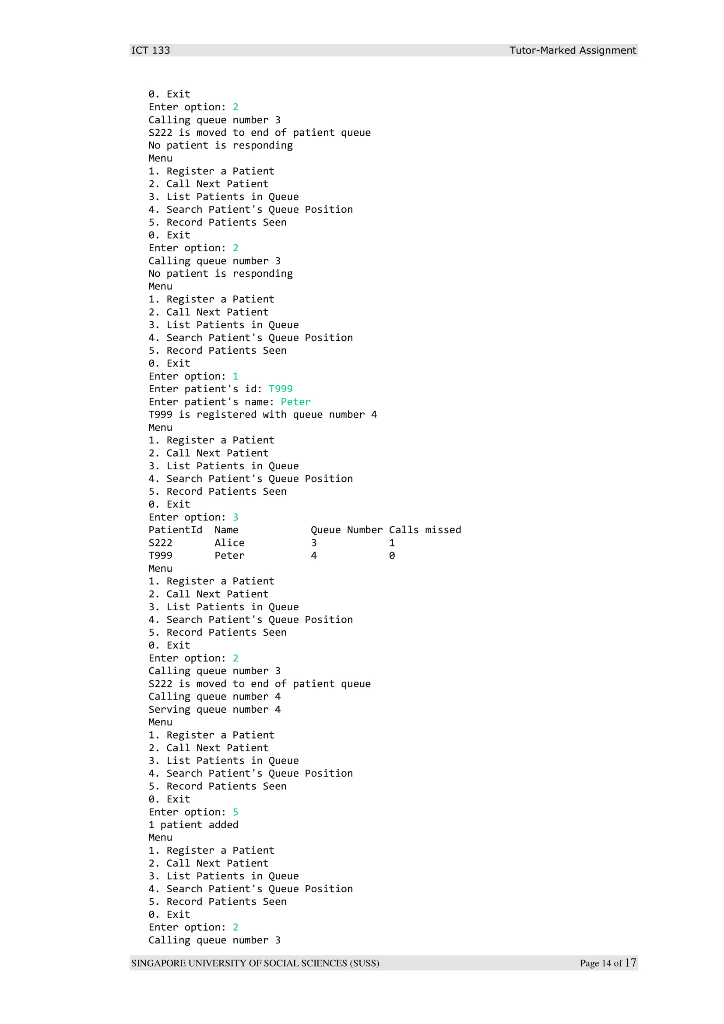 Solved ICT 133 Tutor-Marked Assignment Screenshot your | Chegg.com
