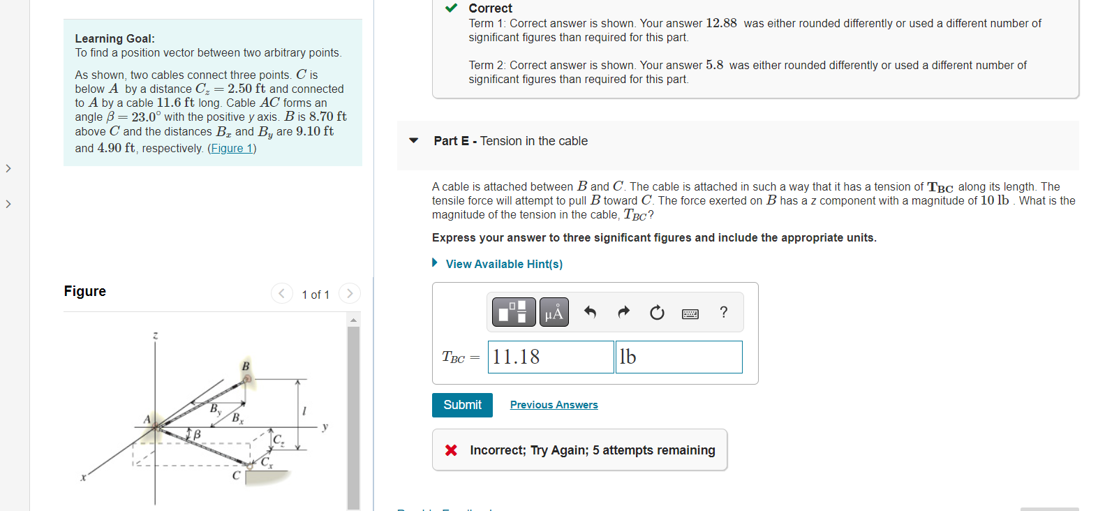 Solved \begin{tabular}{l|l} Learning Goal: & Correct Term 1 | Chegg.com