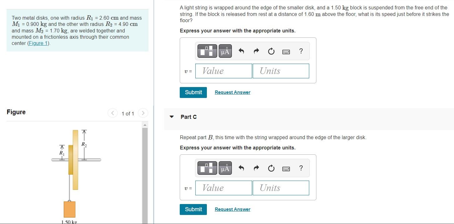 Solved Figure Repeat part B, this time with the string | Chegg.com