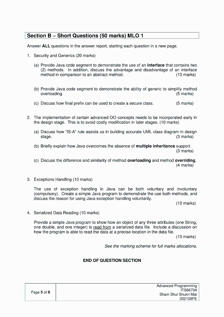 Solved Objectives / Module Learning Outcomes The objectives | Chegg.com