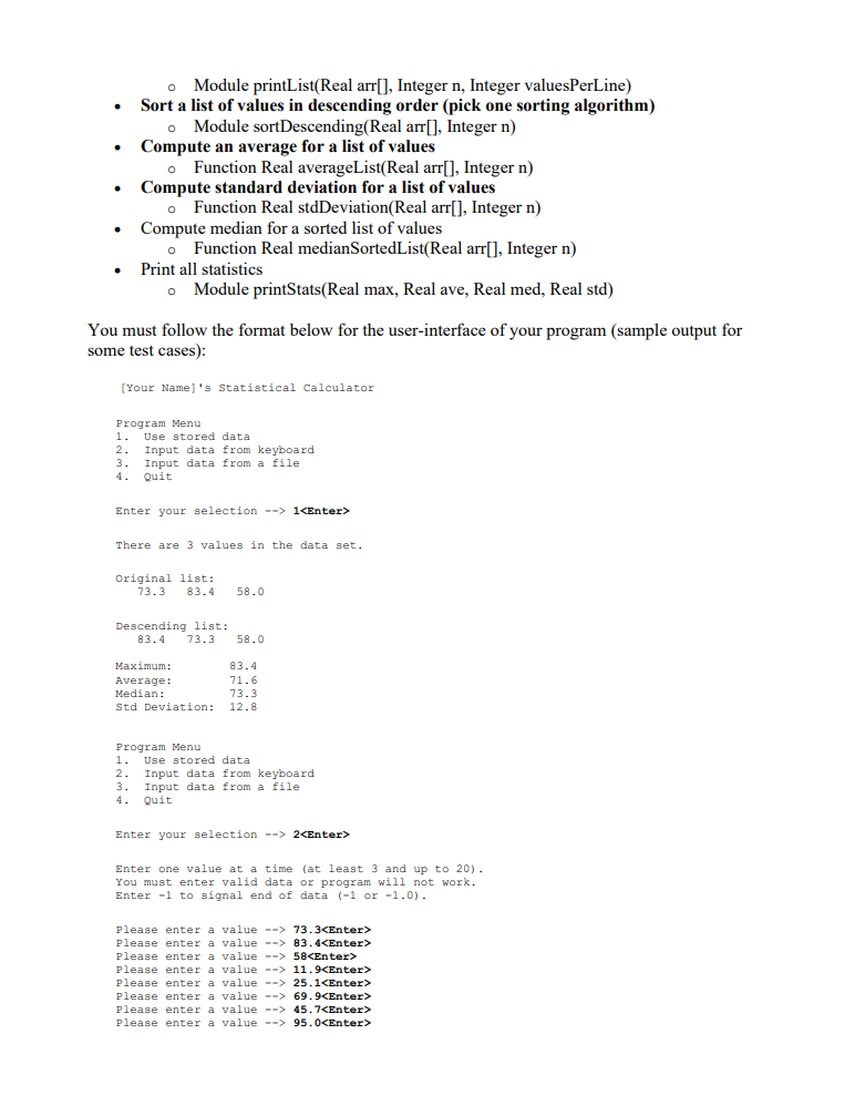 Write a program so that user can use it to compute | Chegg.com