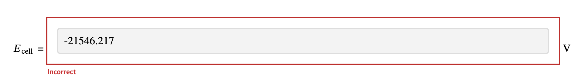 Solved Write the net cell equation for this electrochemical | Chegg.com