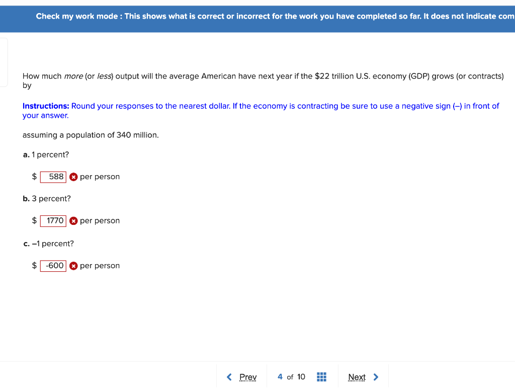 Solved Check My Work Mode This Shows What Is Correct Or 