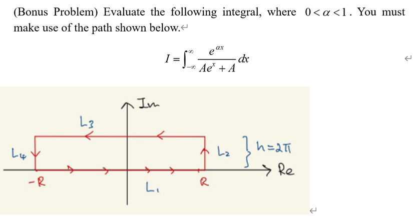 Solved (Bonus Problem) Evaluate the following integral, | Chegg.com