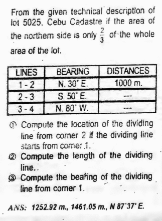 From the given technical description of lot 5025. | Chegg.com