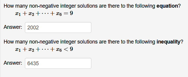 Solved How many non-negative integer solutions are there to | Chegg.com