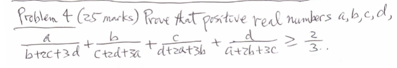 Solved Problen 4 (25 marks) Prove that positive real numbers | Chegg.com