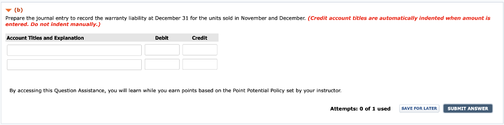 Solved Exercise 11-05 a-c (Part Level Submission) Lily | Chegg.com