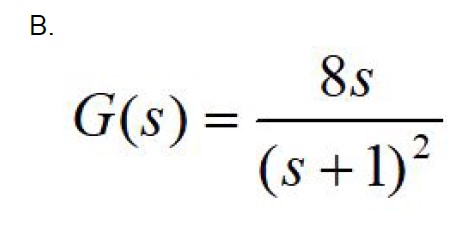 Solved G(s)=(s+1)28s | Chegg.com
