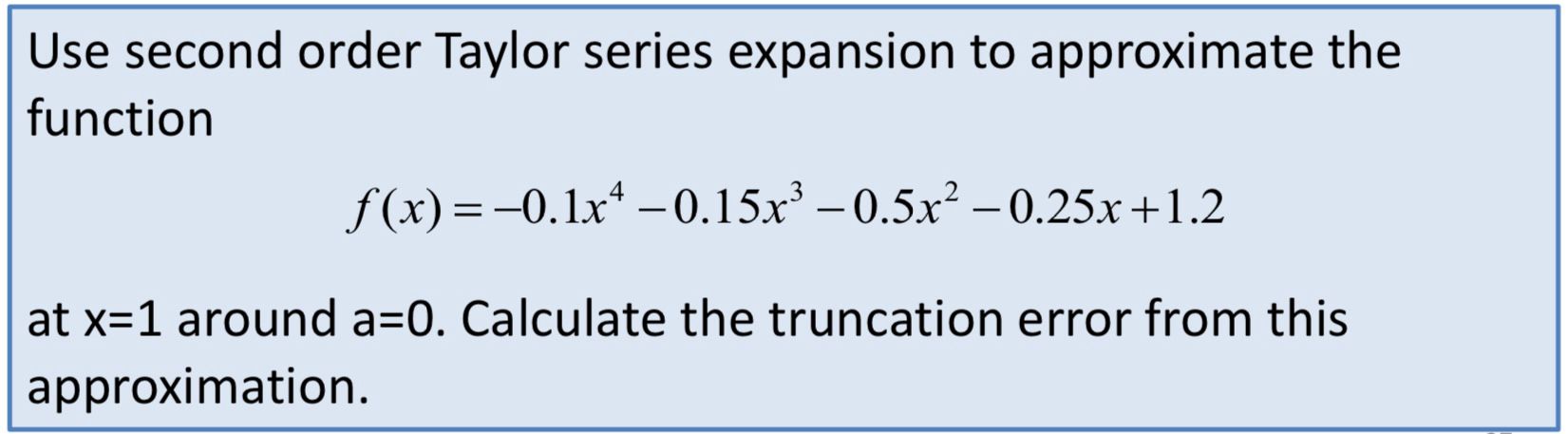 Use second order Taylor series expansion to | Chegg.com