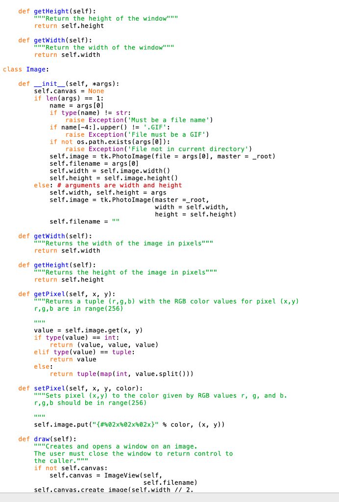 Solved I am given "effect.py," which I must add code to. In | Chegg.com