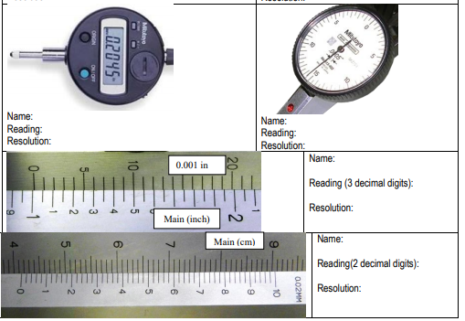 Solved For each of the instrument below, name the | Chegg.com