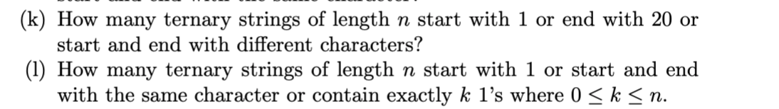 1 A Ternary String Is A String In The Characters 0 