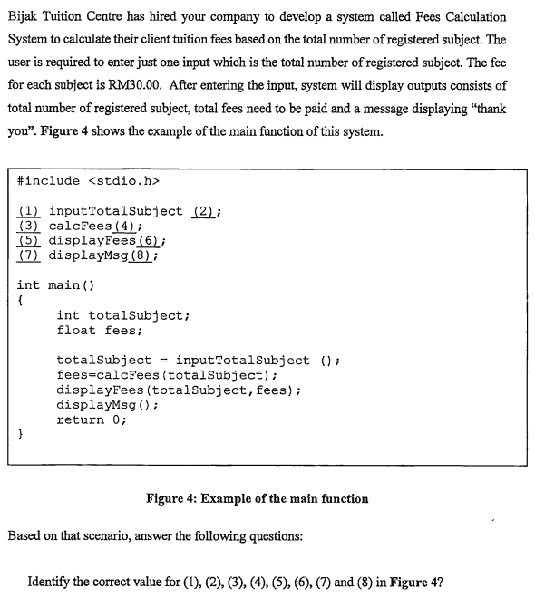 Solved Bijak Tuition Centre has hired your company to | Chegg.com