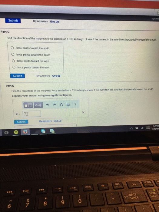 Solved College Physics II Problem 22.36 e search | Chegg.com
