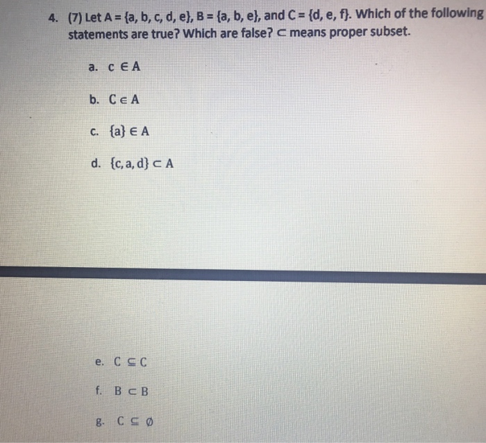 Solved 1. (1) List exactly five elements of the following | Chegg.com