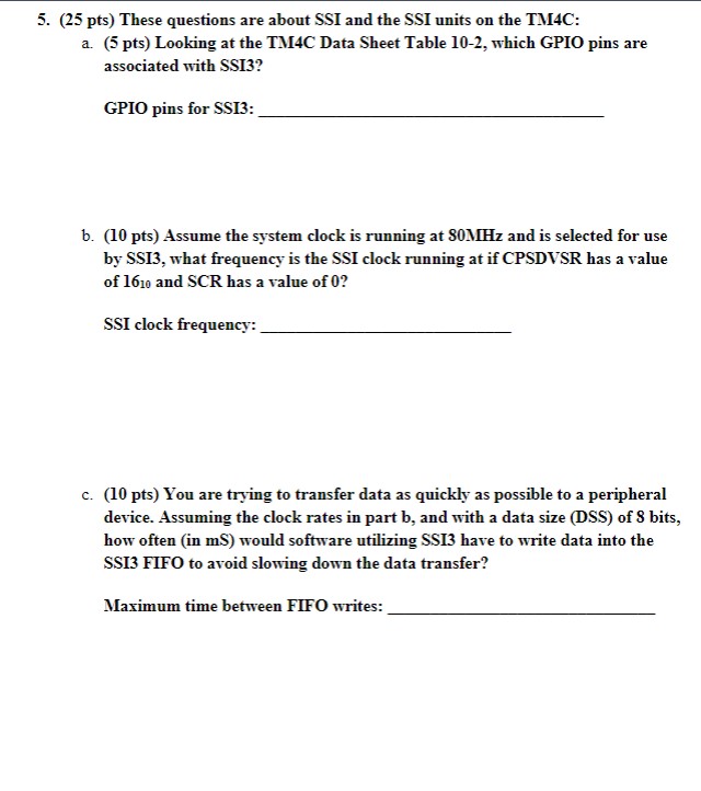 Solved ( 25pts ) ﻿These questions are about SSI and the SSI | Chegg.com