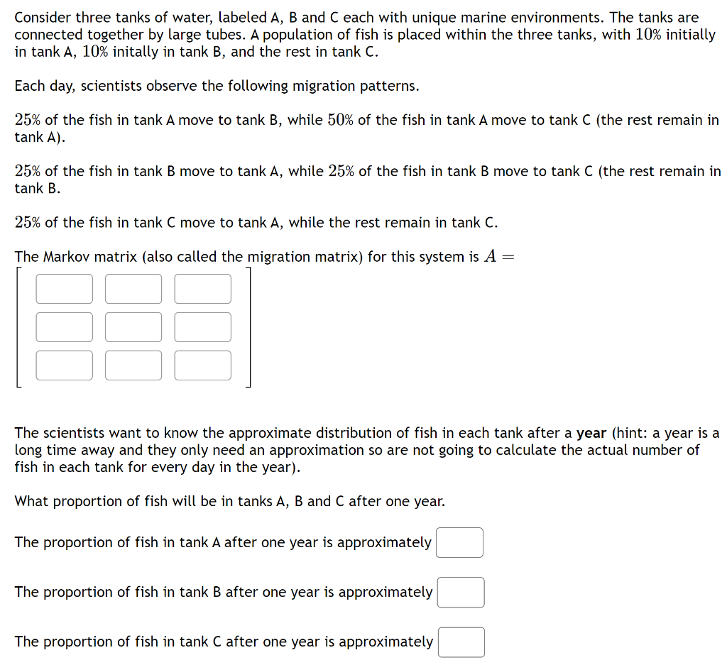 Solved Consider three tanks of water, labeled A, B and C | Chegg.com