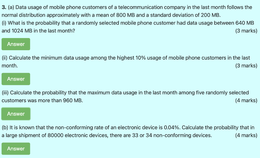 Solved Please solve question 3aiii and 3b. Their answers are | Chegg.com