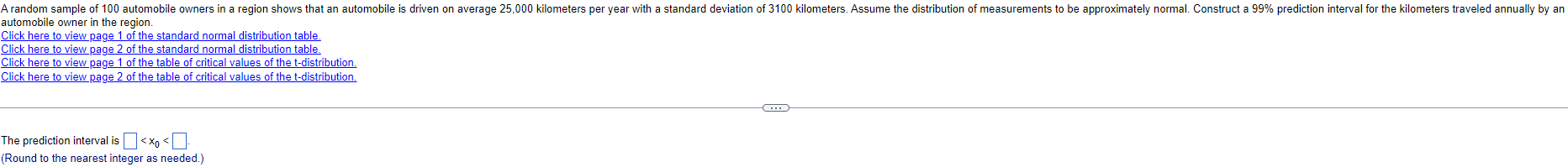 Solved A random sample of 100 automobile owners in a region | Chegg.com