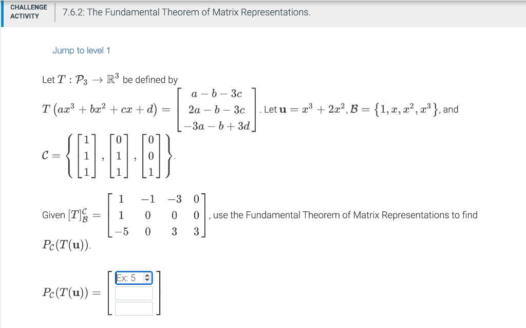 Solved CHALLENGE ACTIVITY 7.6.2: The Fundamental Theorem of | Chegg.com