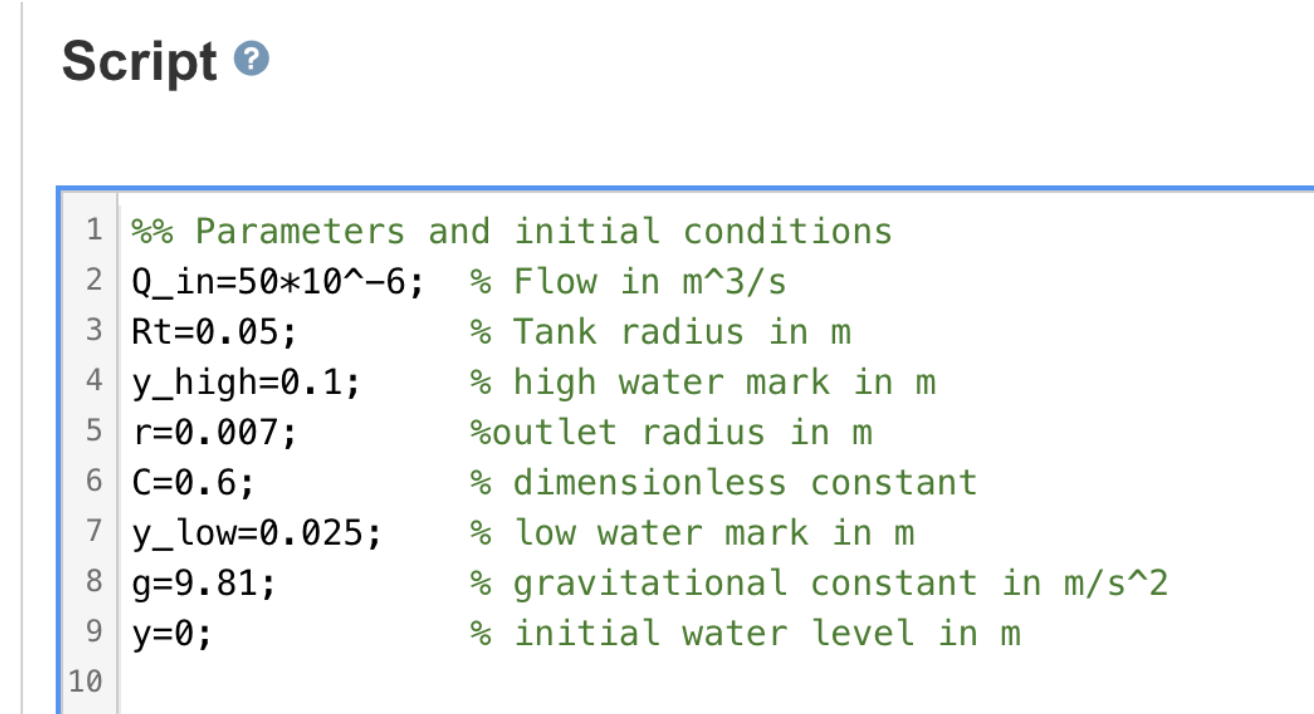 Solved Given the parameters set in the template below, | Chegg.com