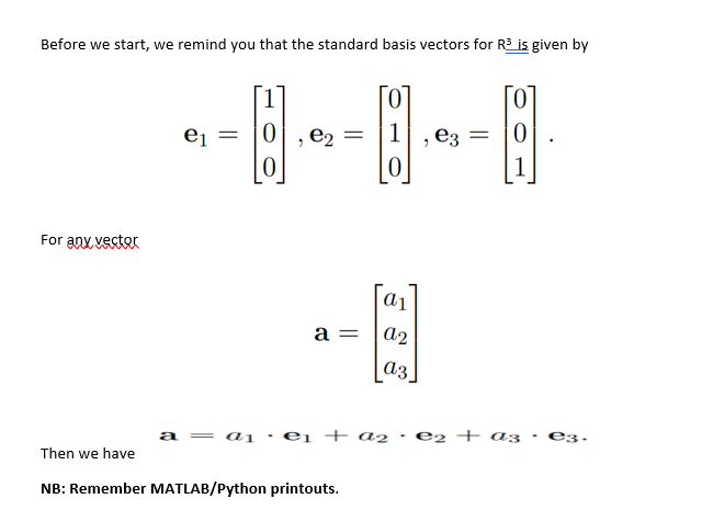 Solved Before we start, we remind you that the standard | Chegg.com