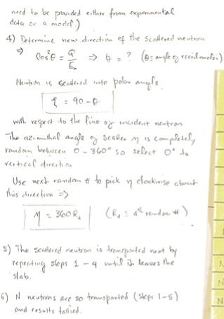 Monte Carlo Code-Matlab Consider a 100kev neutron | Chegg.com