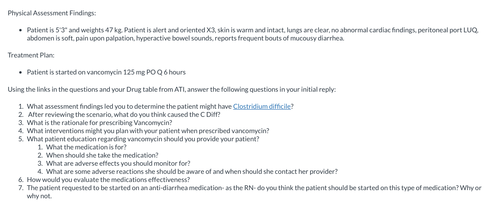 Solved Scenario: You are the nurse for Tamara Ruiz, a | Chegg.com